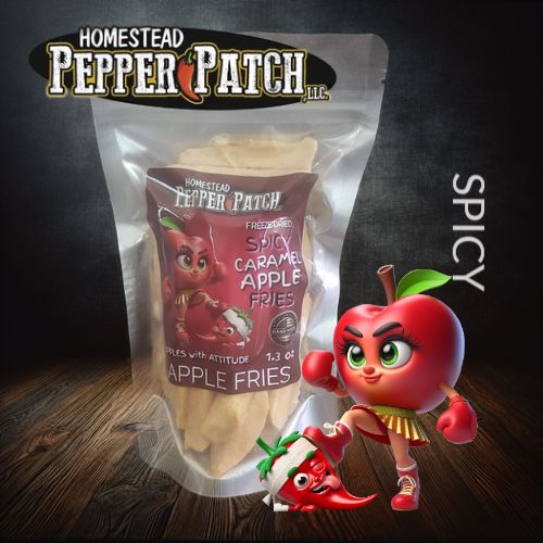 FREEZE DRIED SPICY APPLE FRIES – Homestead Pepper Patch LLC