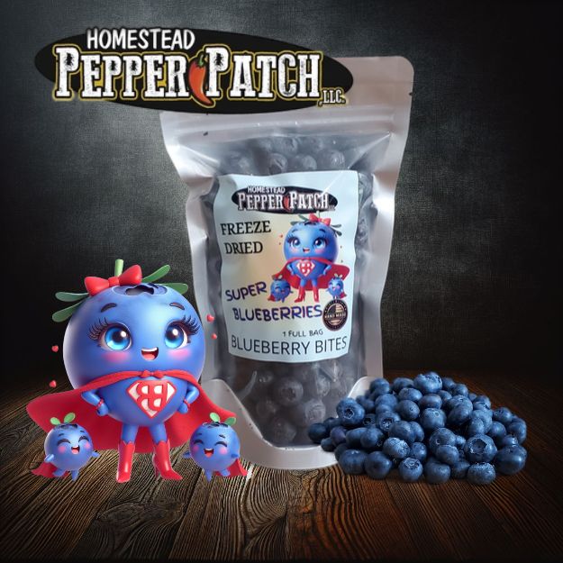 FREEZE DRIED SUPER BLUEBERRY BITES – Homestead Pepper Patch LLC