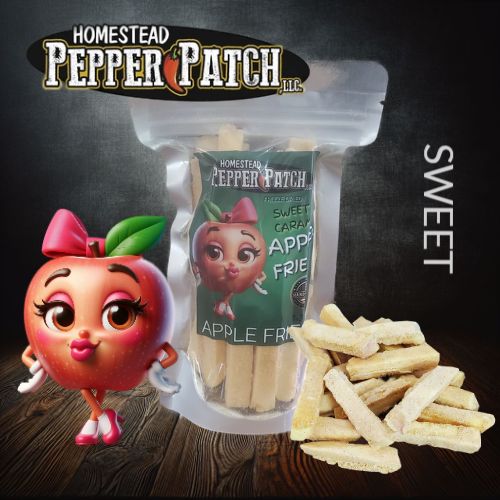 FREEZE DRIED SWEET CARAMEL APPLE FRIES – Homestead Pepper Patch LLC